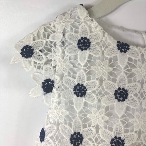 Rare Editions | Dresses | Nwt Rare Editions Daisy Floral White Lace ...